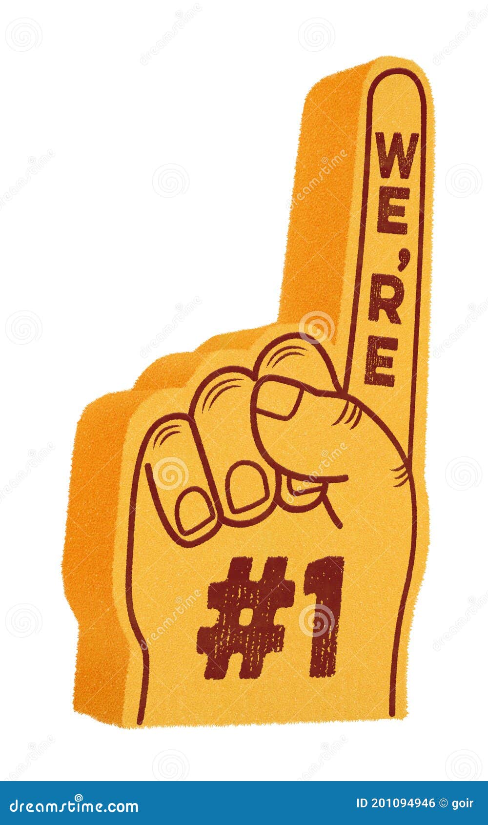 We re number one stock illustration. Illustration of topics - 201094946