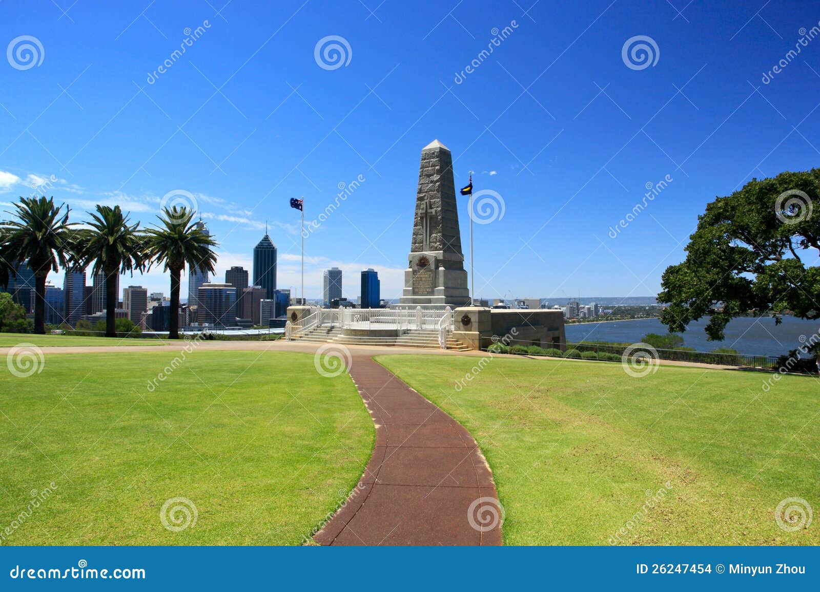 Re Park, Perth, Australia Occidentale Fotografia Stock - Immagine di ...