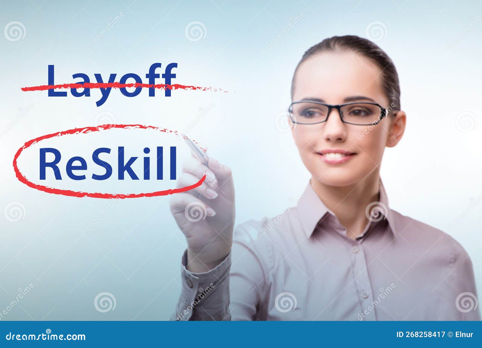 Re-skilling and Upskilling in Learning Concept Stock Image - Image of ...