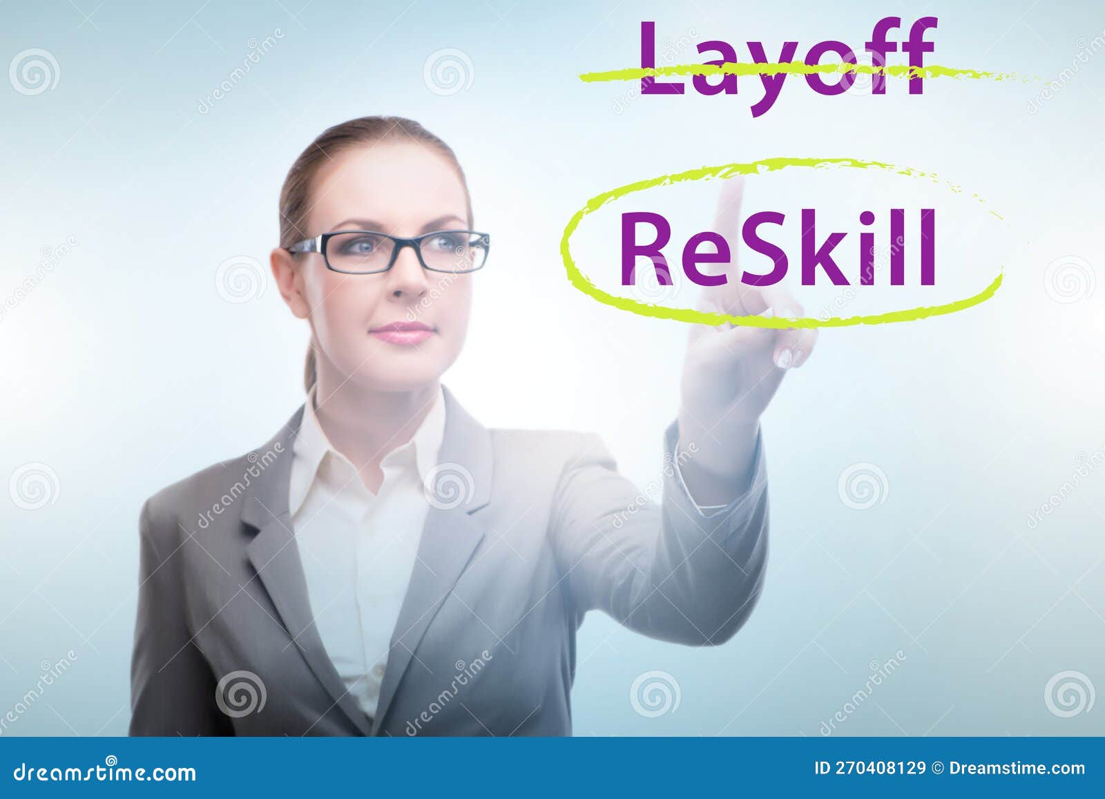 Re-skilling and Upskilling in Learning Concept Stock Image - Image of ...