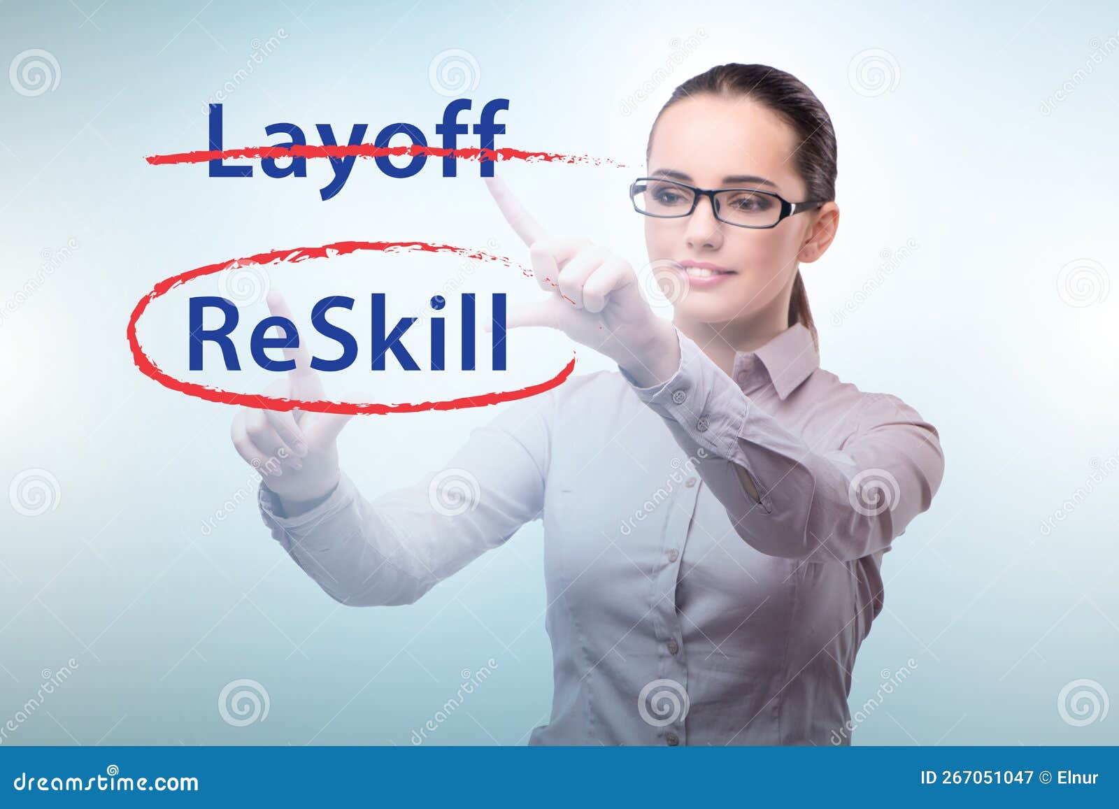 Re-skilling and Upskilling in Learning Concept Stock Image - Image of ...