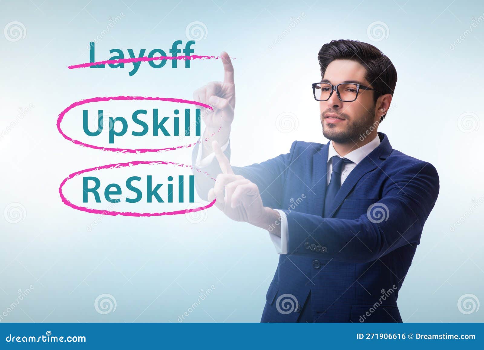 Re-skilling and Upskilling in Learning Concept Stock Photo - Image of ...