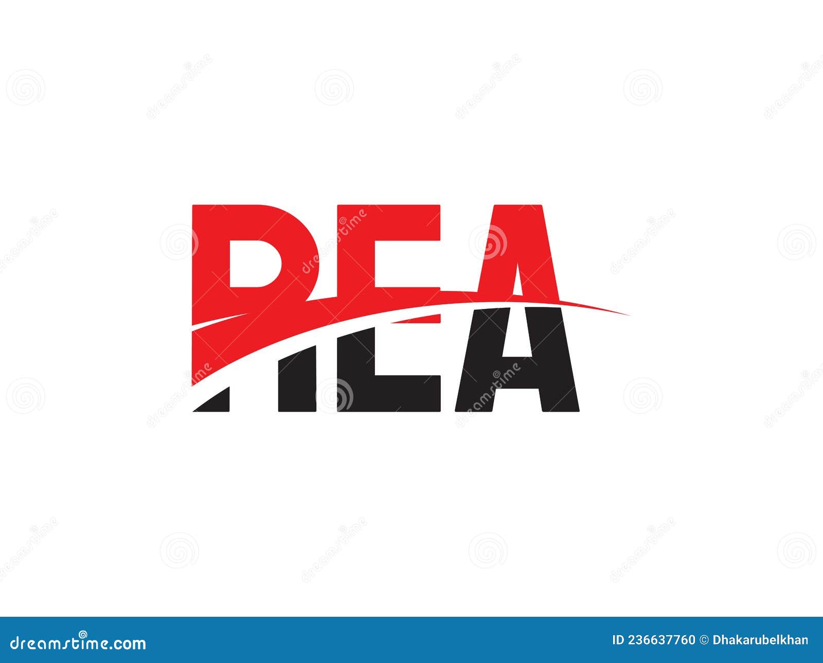 REA Letter Initial Logo Design Vector Illustration Stock Vector ...