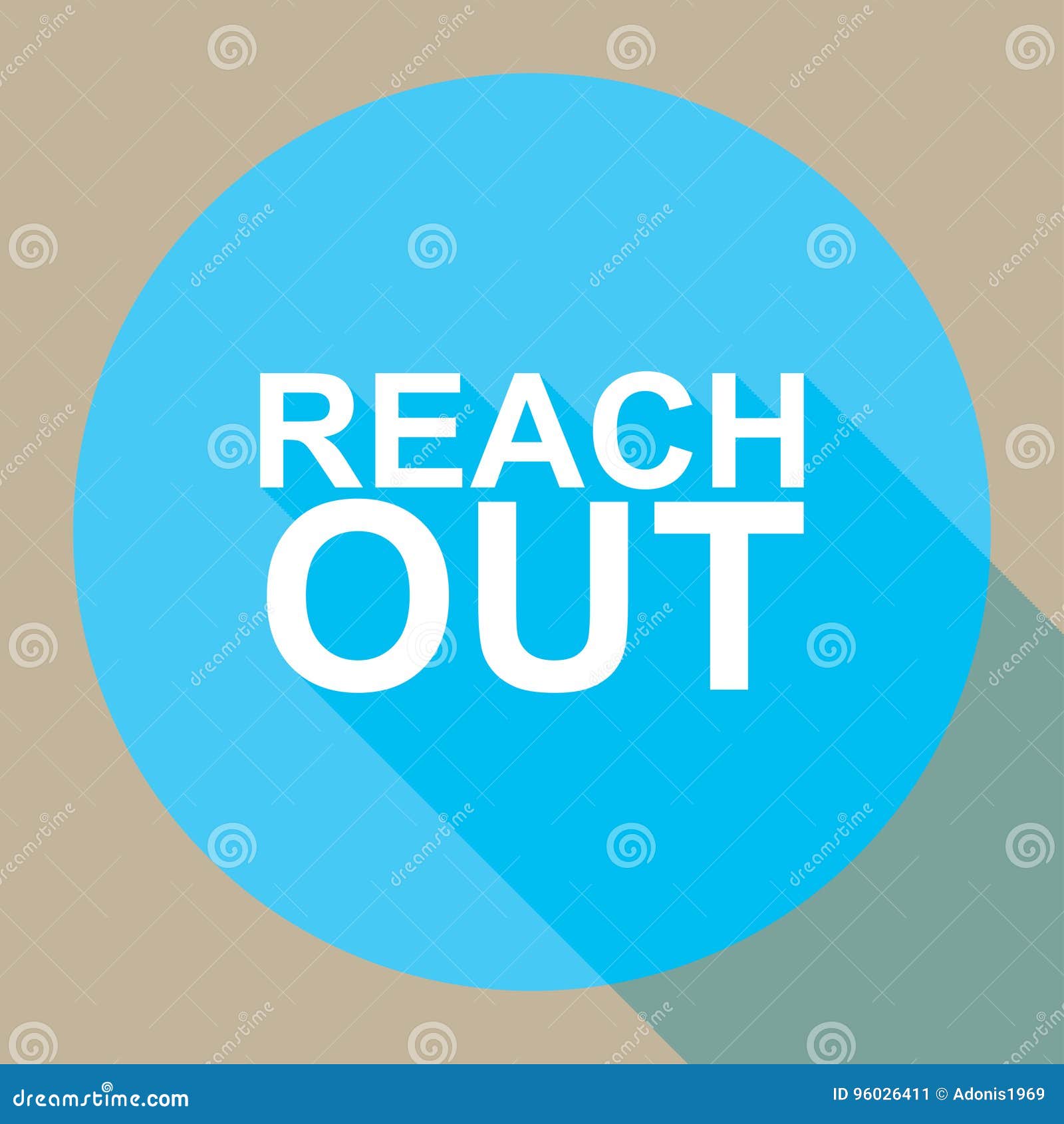 Reach out stock vector. Illustration of metaphor, communications - 96026411