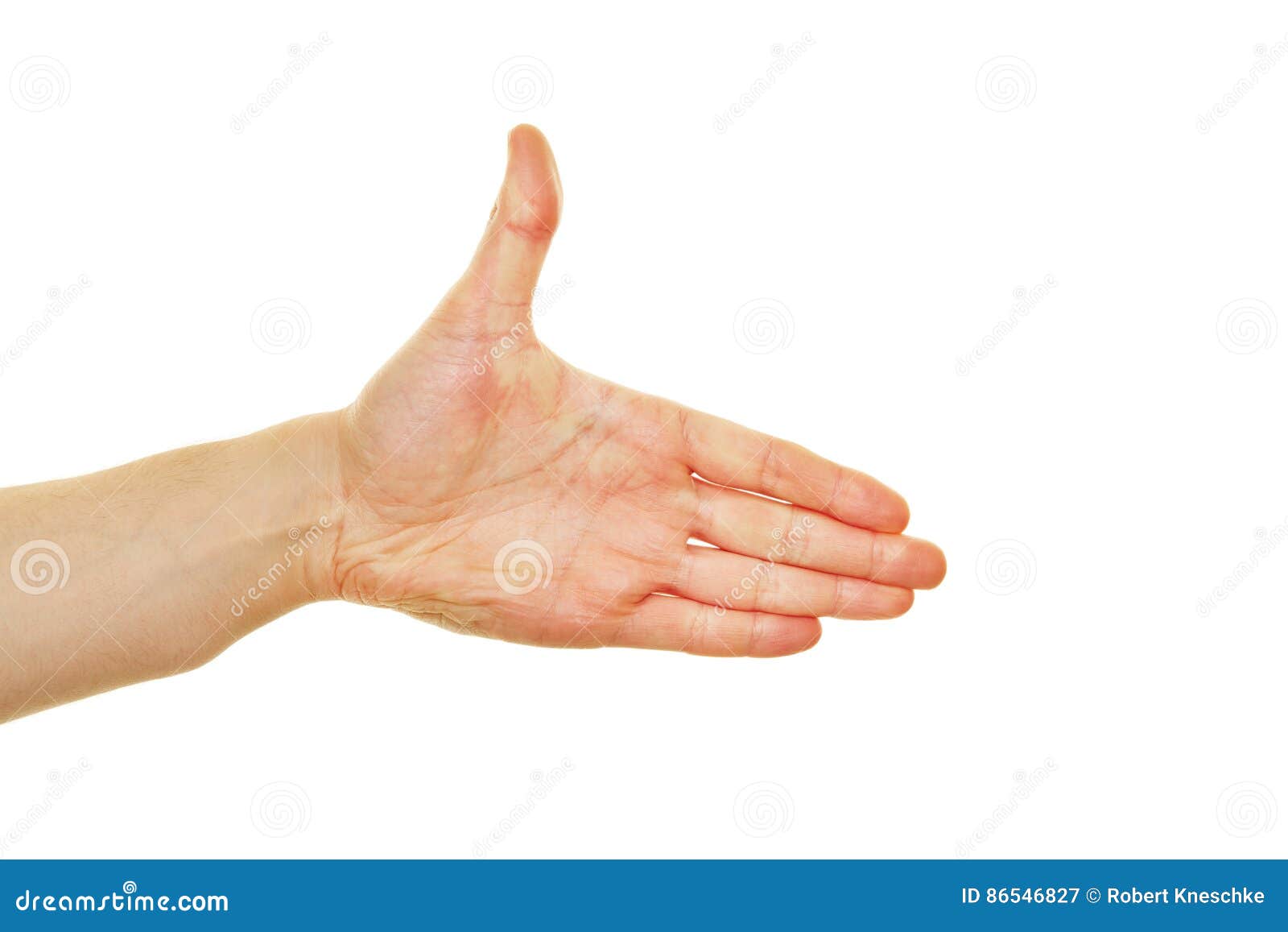 Reach Out with Hand for Welcome Stock Image - Image of partner ...