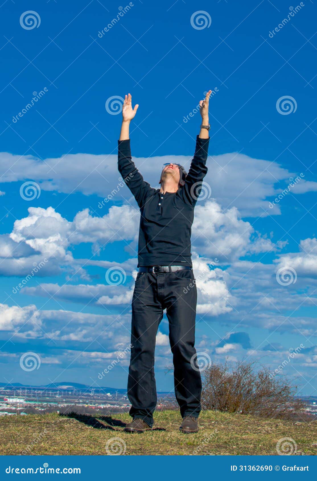 Reach out for the sky stock photo. Image of environmental - 31362690