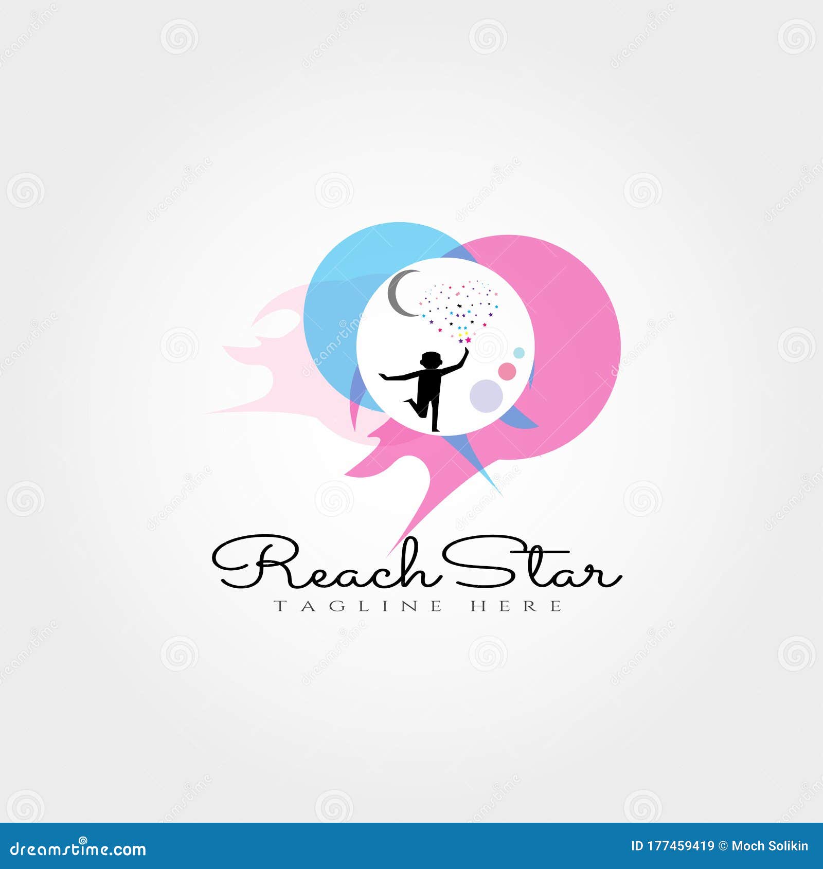 Reach Star Vector Logo Design Stock Vector - Illustration of reach ...