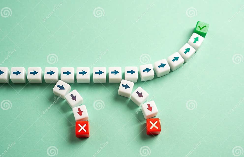 Reach a Successful Solution To the Problem. Stock Illustration ...