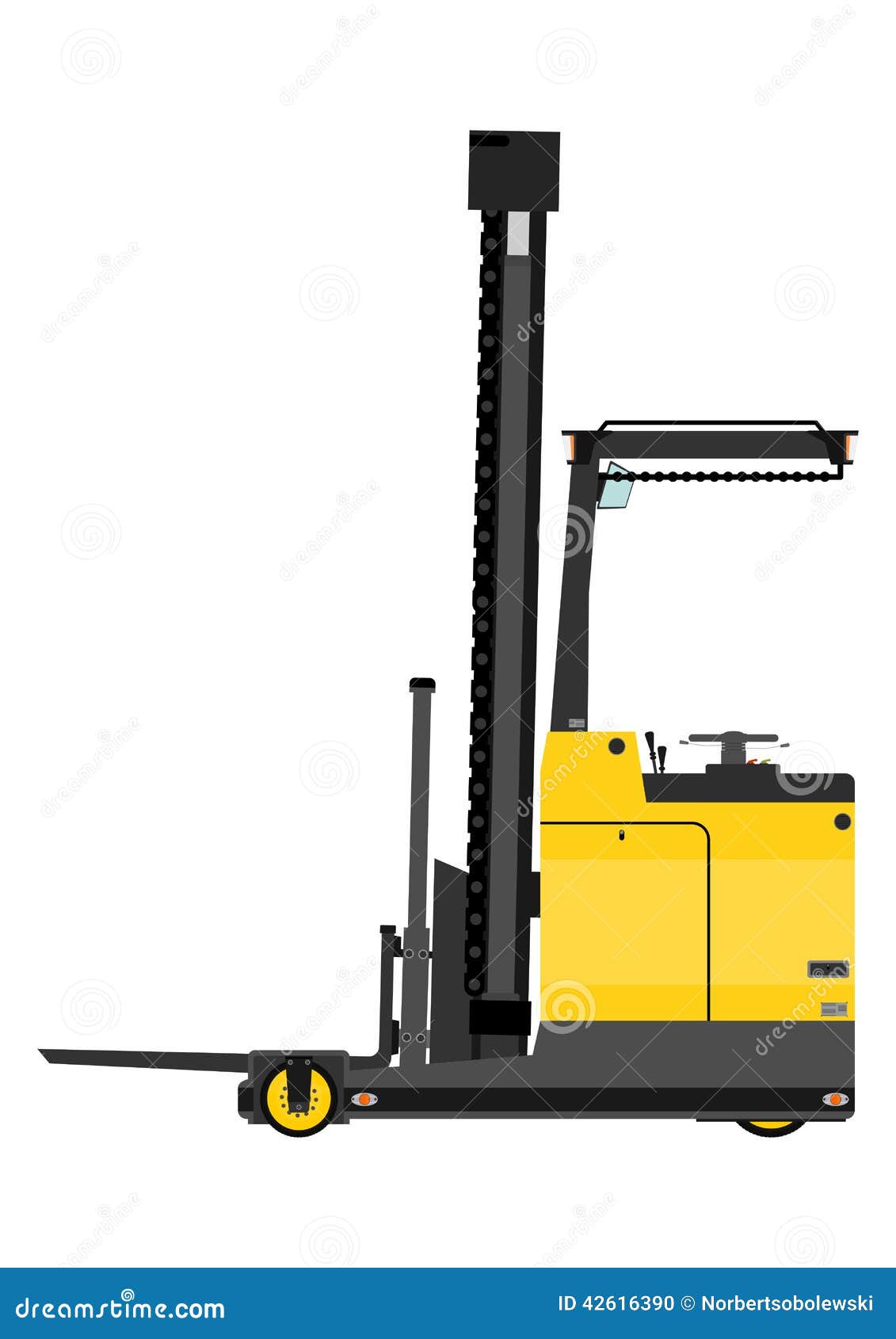 Reach Truck Stock Illustrations – 169 Reach Truck Stock Illustrations ...
