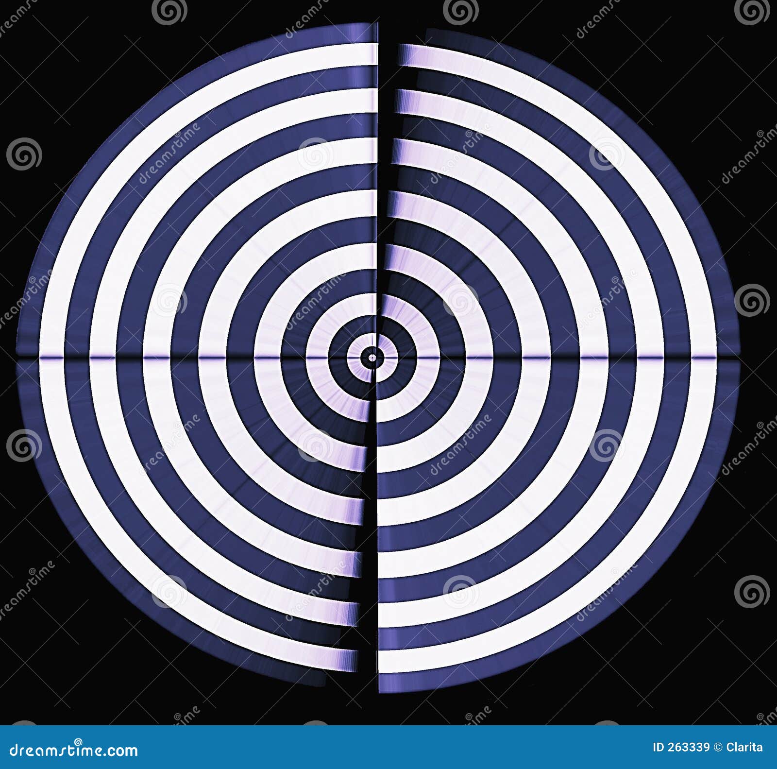 Reach your target stock illustration. Illustration of segment - 263339