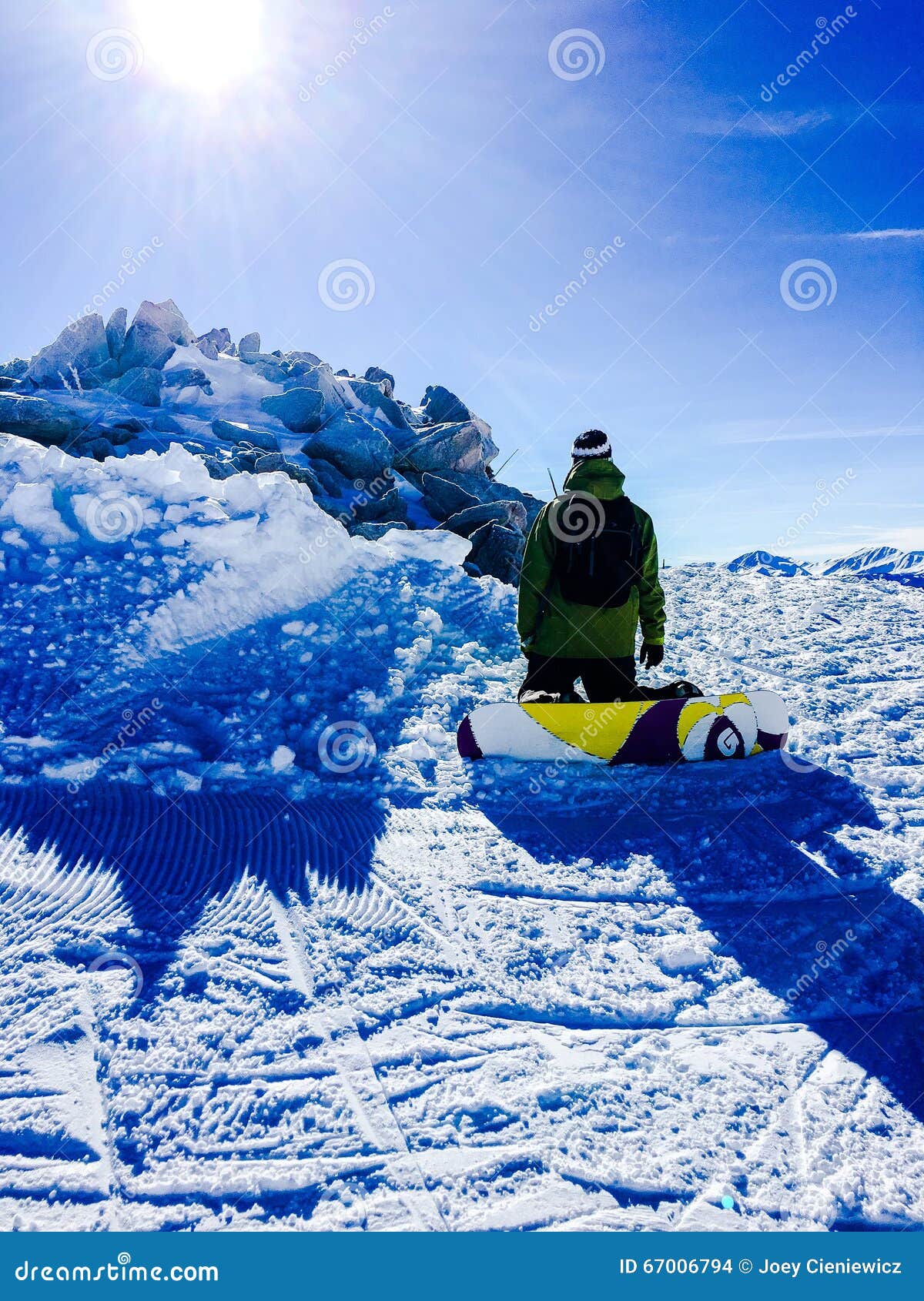 Reached the summit editorial stock image. Image of snoboarding - 67006794