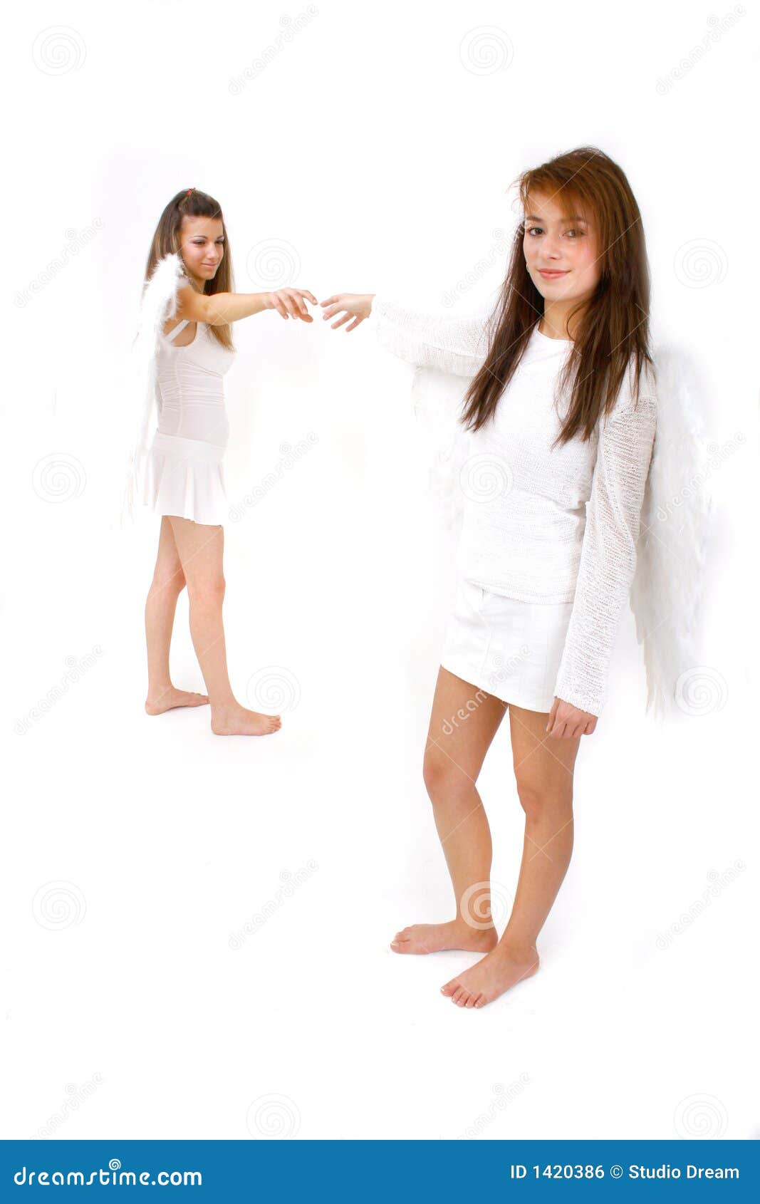 Reaching Angels stock photo. Image of beauty, celestial - 1420386