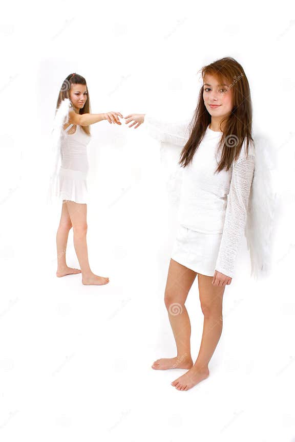 Reaching Angels stock photo. Image of beauty, celestial - 1420386