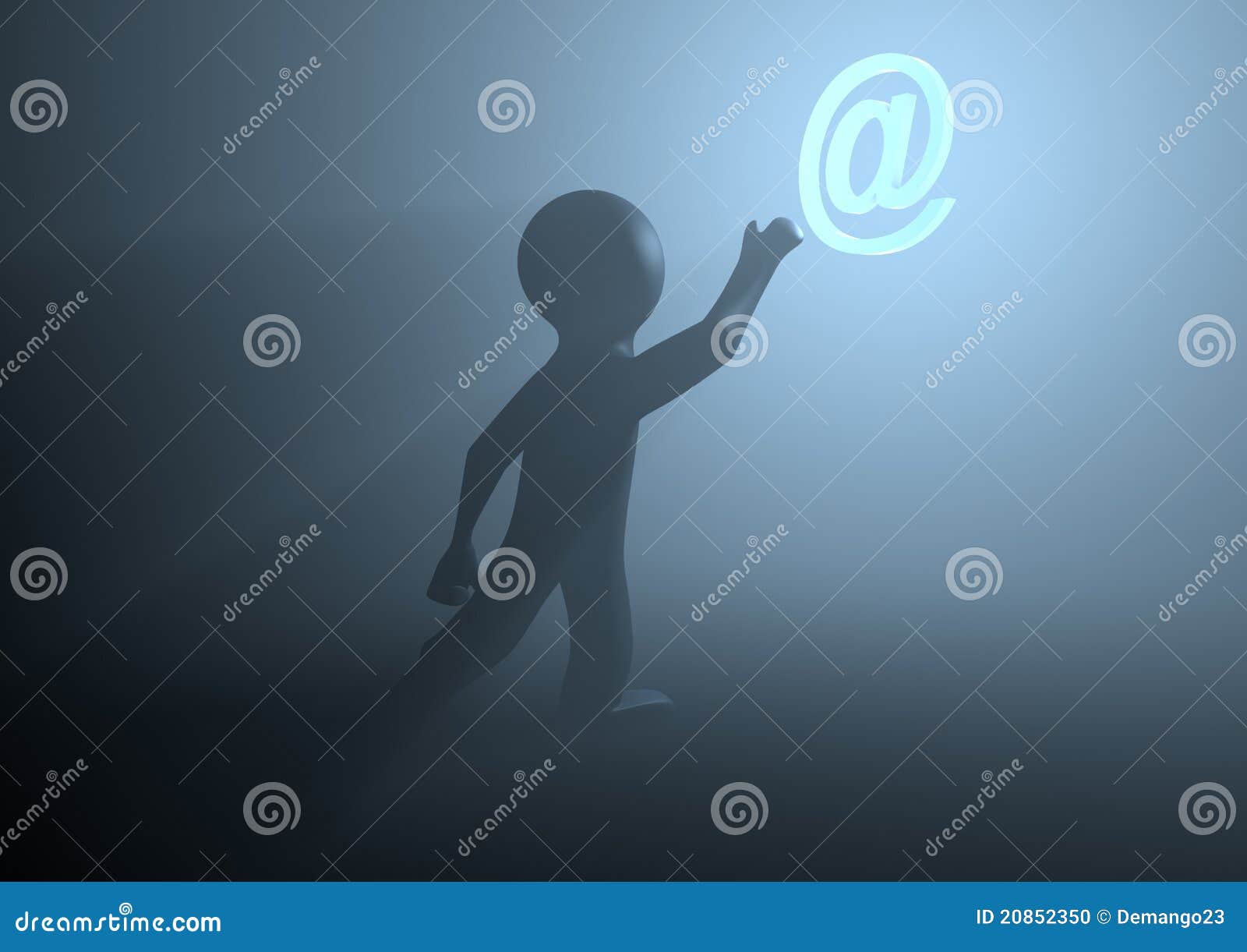 Reaching for the internet stock illustration. Illustration of aspire ...