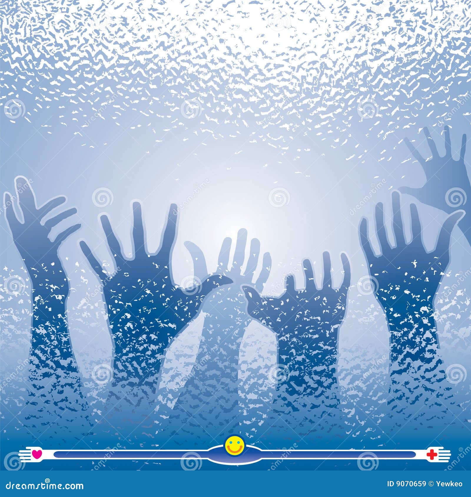 Reaching out Your Hand stock vector. Illustration of abstract - 9070659