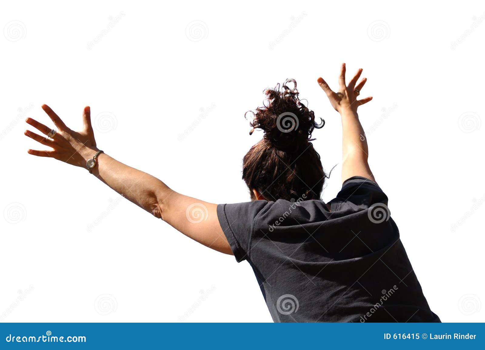 Reaching for the Sky stock image. Image of winner, emotion - 616415