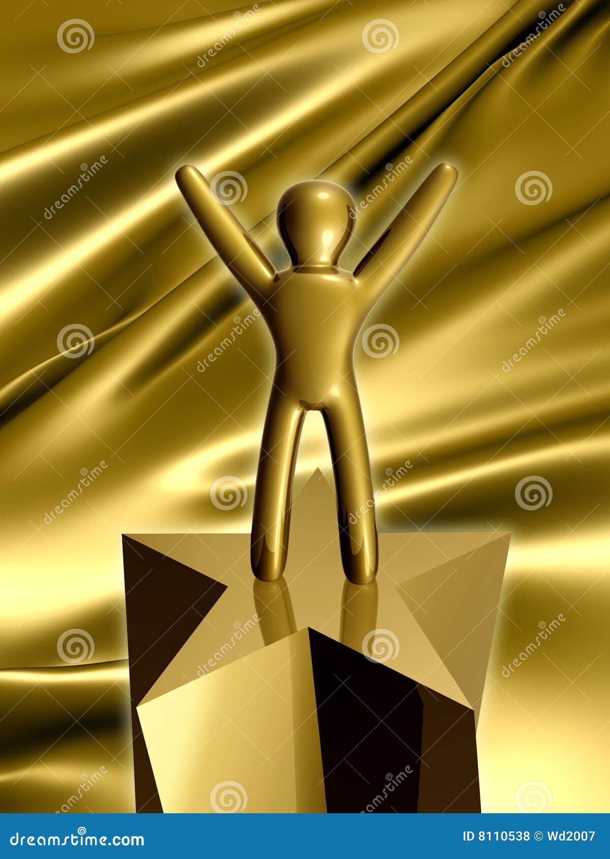 Reaching success stars stock illustration. Illustration of stage - 8110538