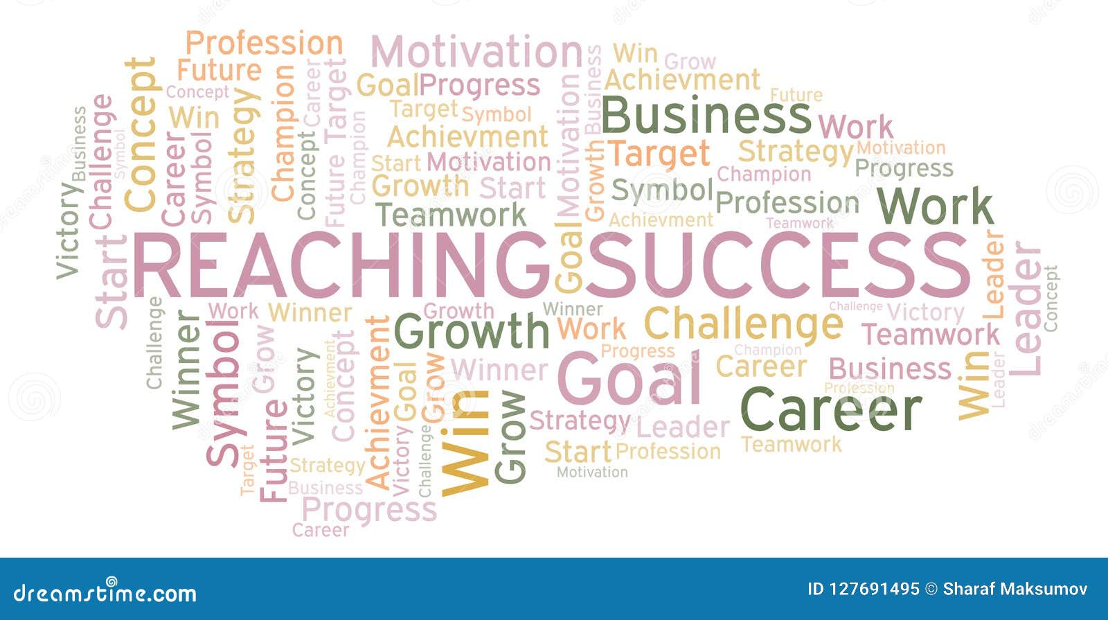 Reaching For Success Vector Illustration | CartoonDealer.com #23744964