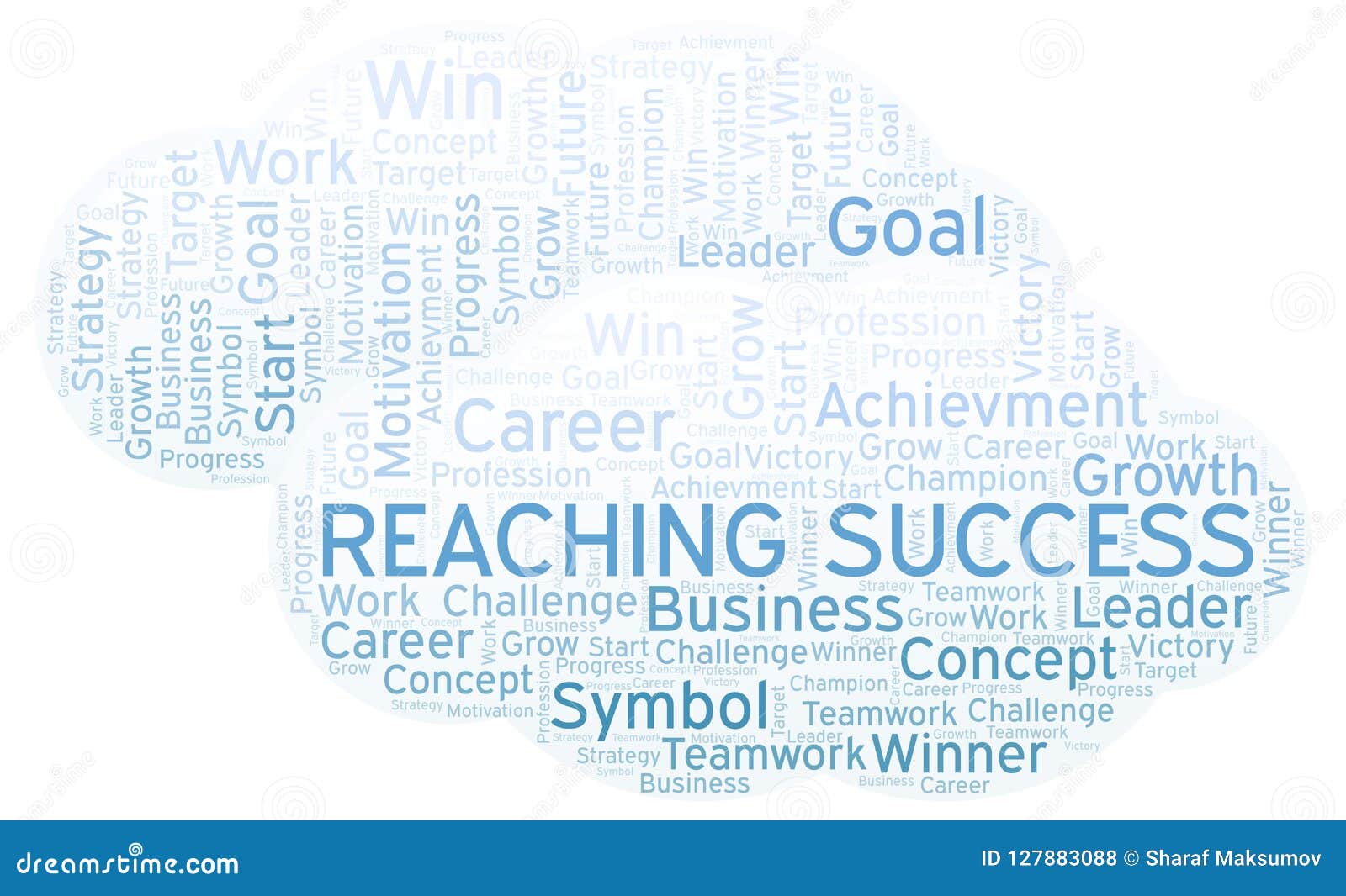 Reaching For Success Vector Illustration | CartoonDealer.com #23744964