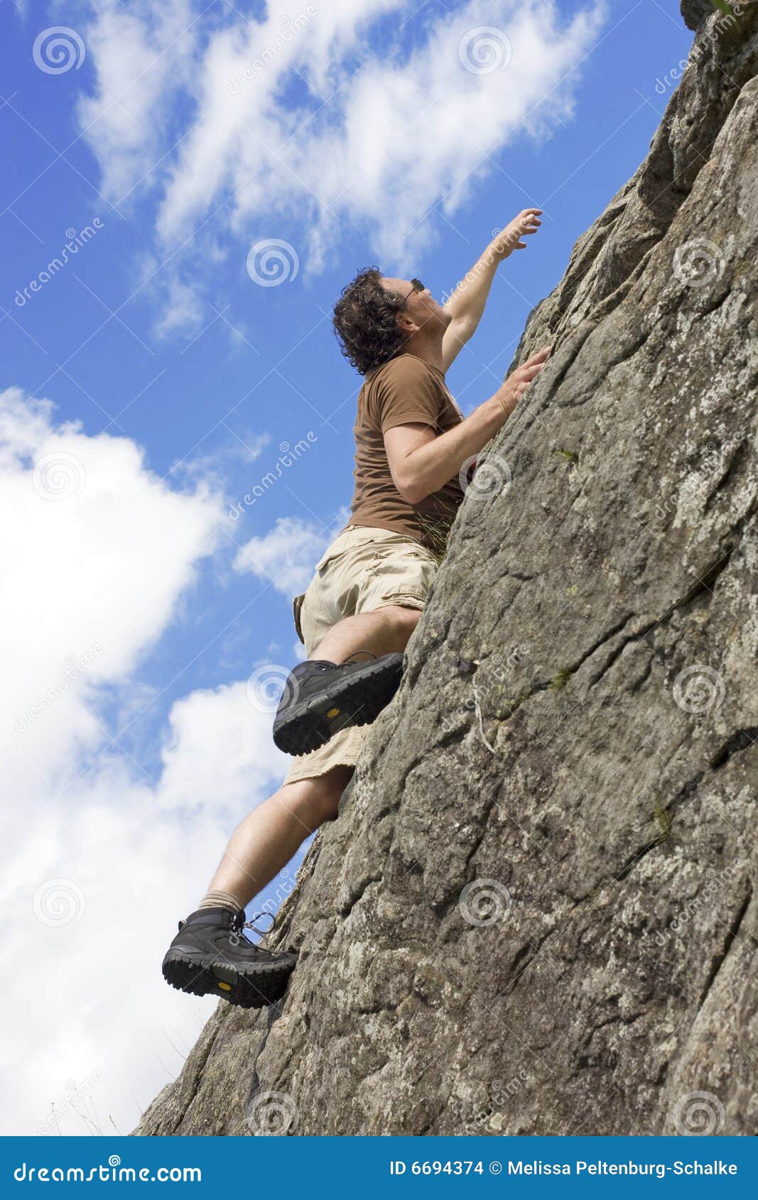 Reaching the top stock photo. Image of rocks, success - 6694374