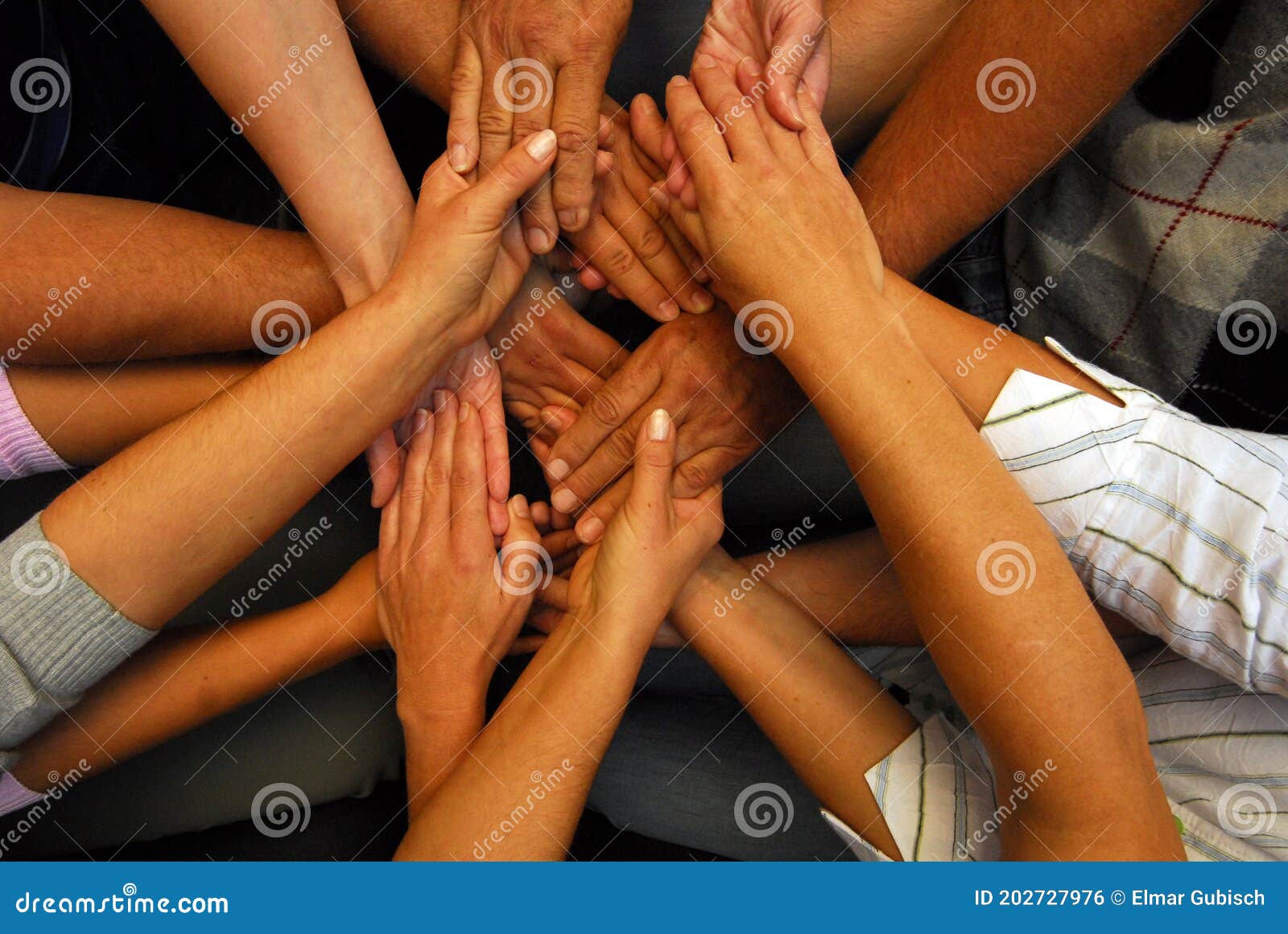 Reaching and Touching Hands, Non Verbal Communication Stock Photo ...