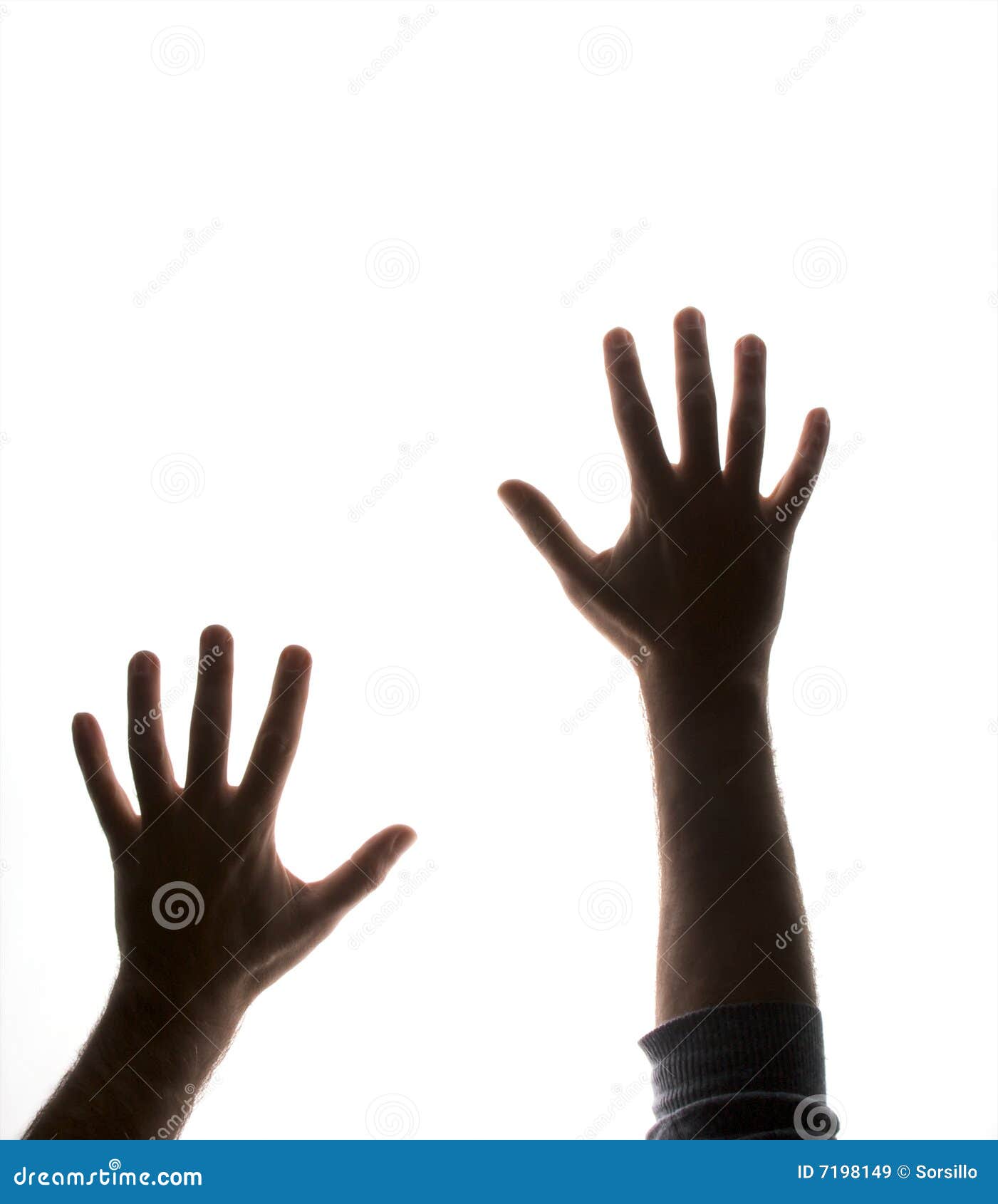 Reaching up stock image. Image of silhouetted, reaching - 7198149