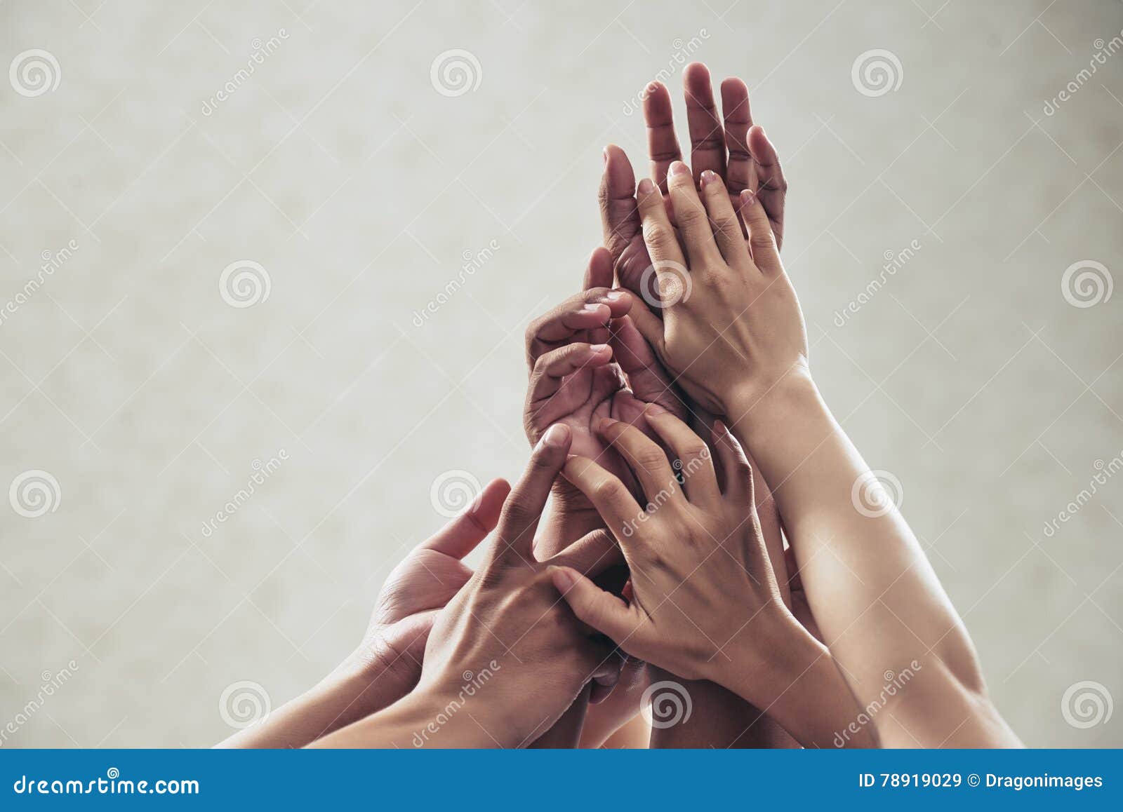 Reaching up stock image. Image of group, isolated, metaphor - 78919029