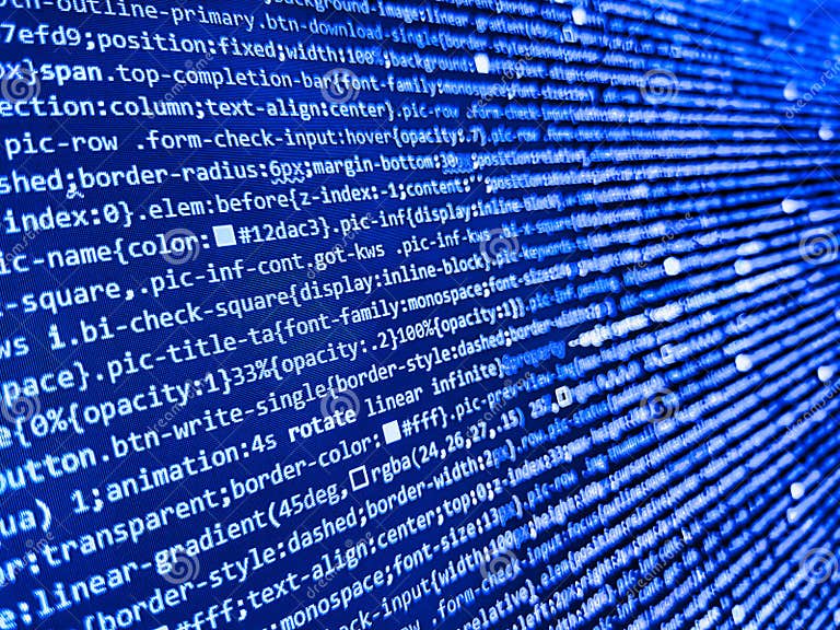 React HTML, Native Concept on LCD. . Data Optimization. Programming Code Abstract. Programming ...