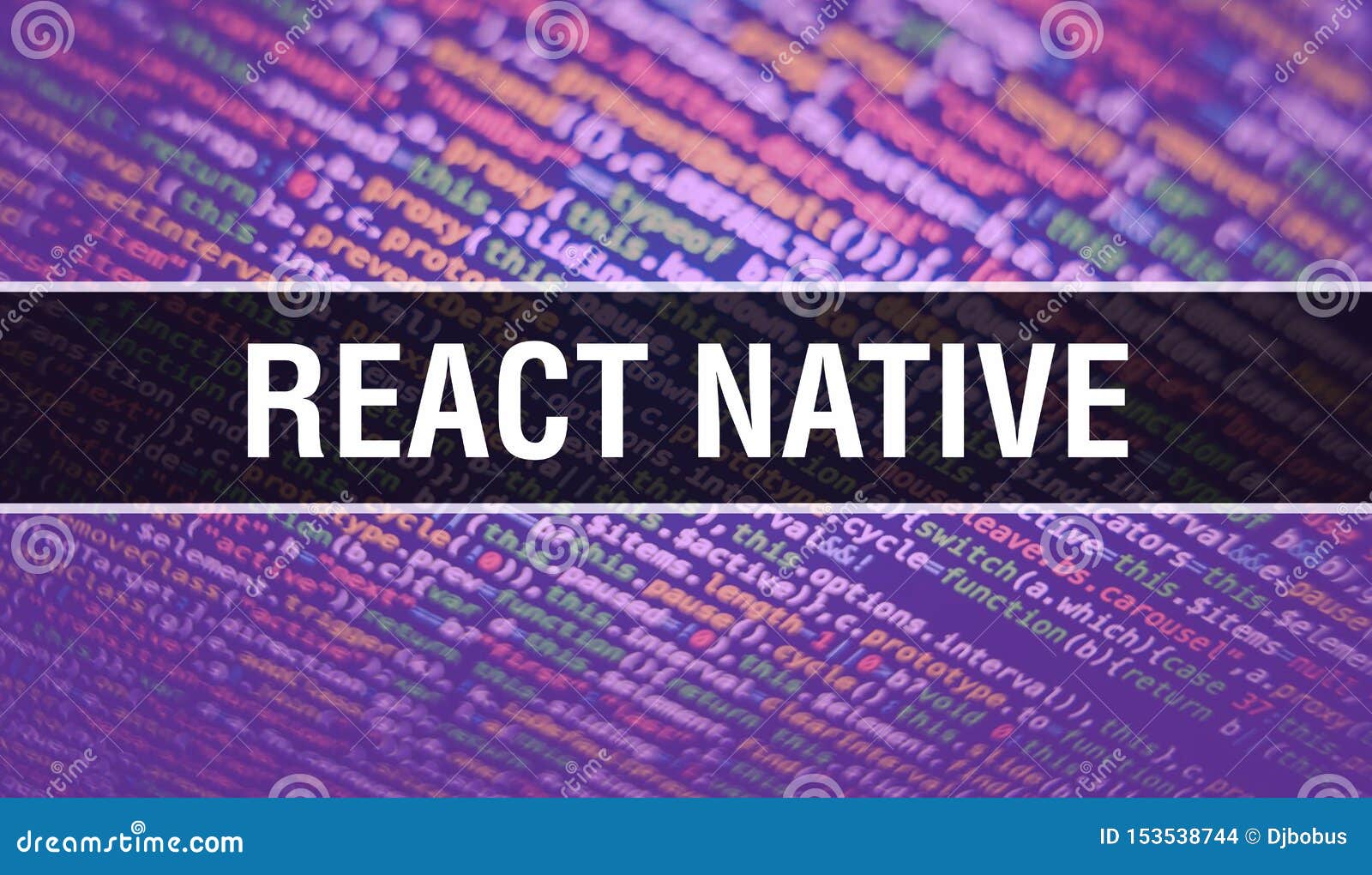 REACT NATIVE Text Written on Programming Code Abstract Technology ... REACT NATIVE Text Written on Programming Code Abstract Technology ...