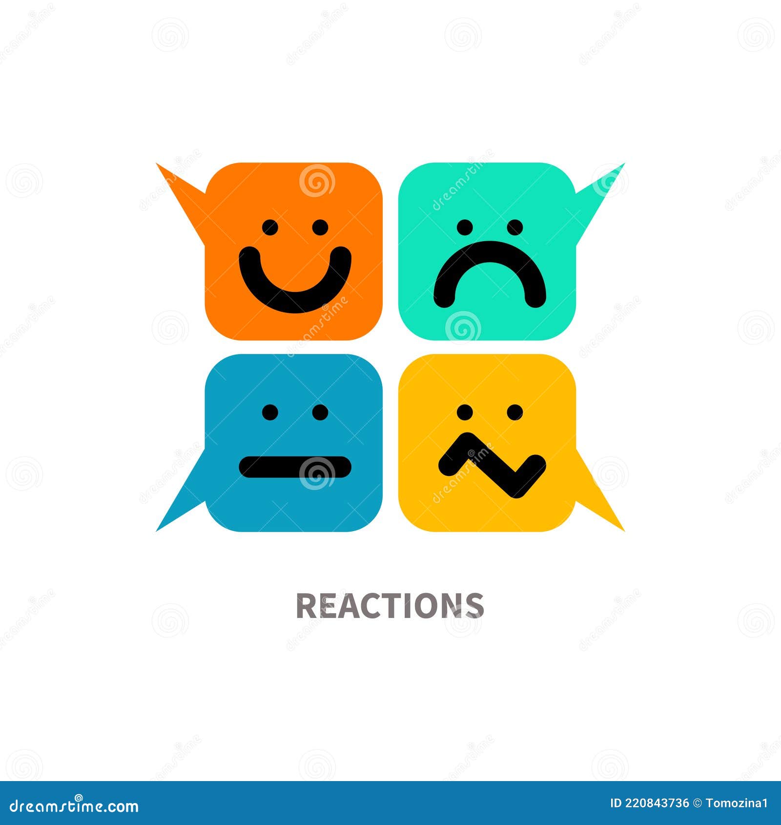 Reaction Icon Vector From Classics Collection. Thin Line Reaction ...