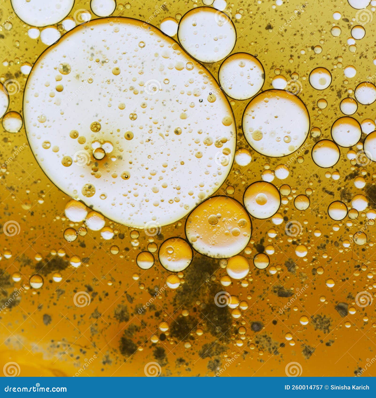 Reaction of liquid bubbles stock image. Image of blur - 260014757