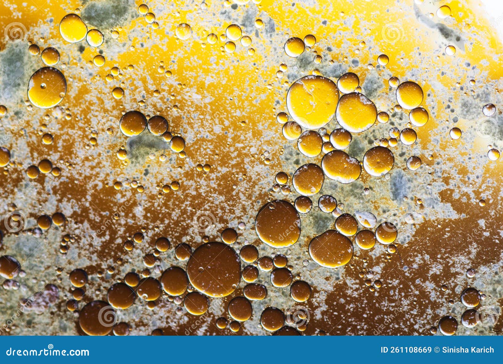 Reaction of liquid bubbles stock image. Image of nature - 261108669