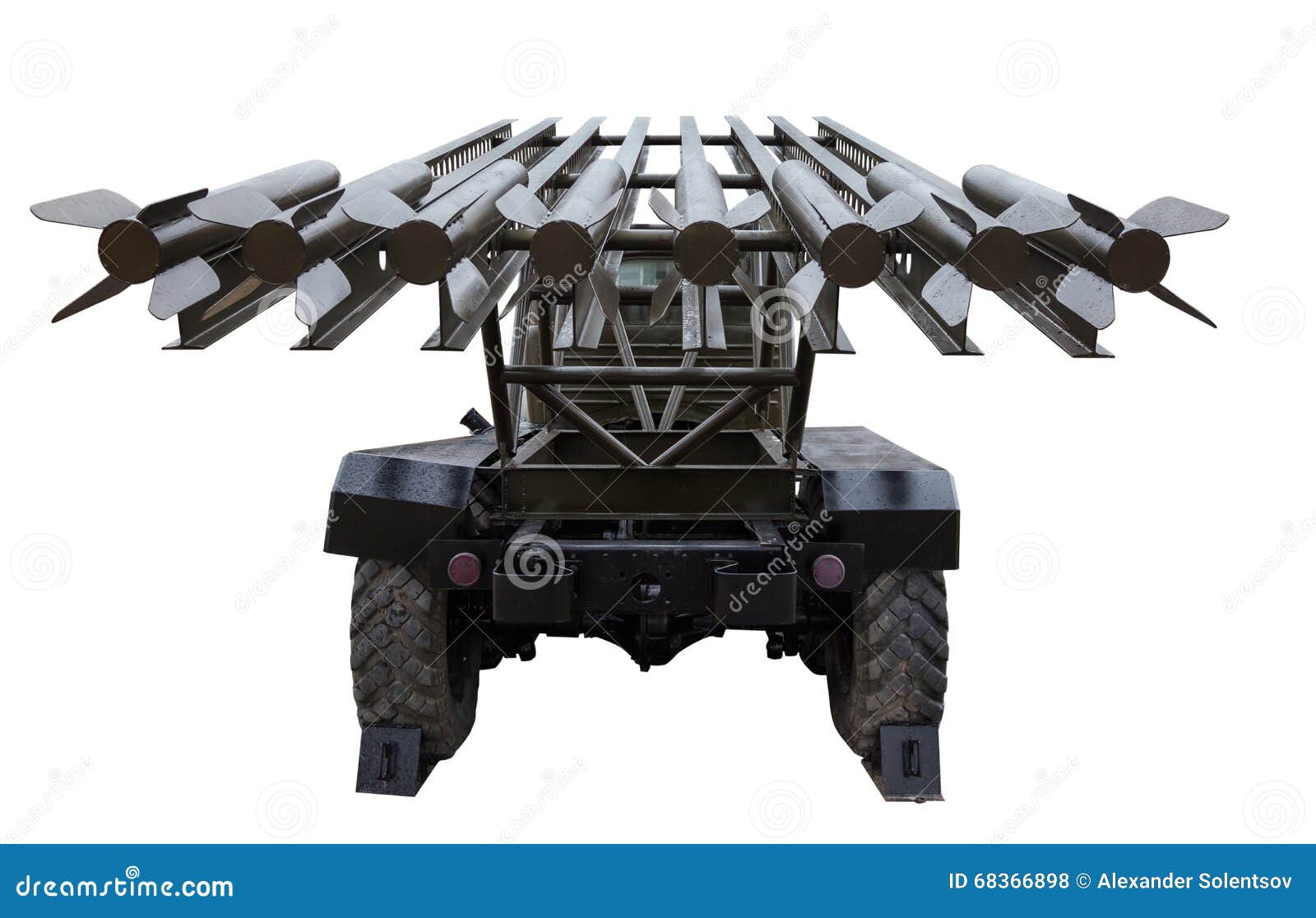 Reactive System Volley Fire Salvo Artillery American Multiple Launch On ...
