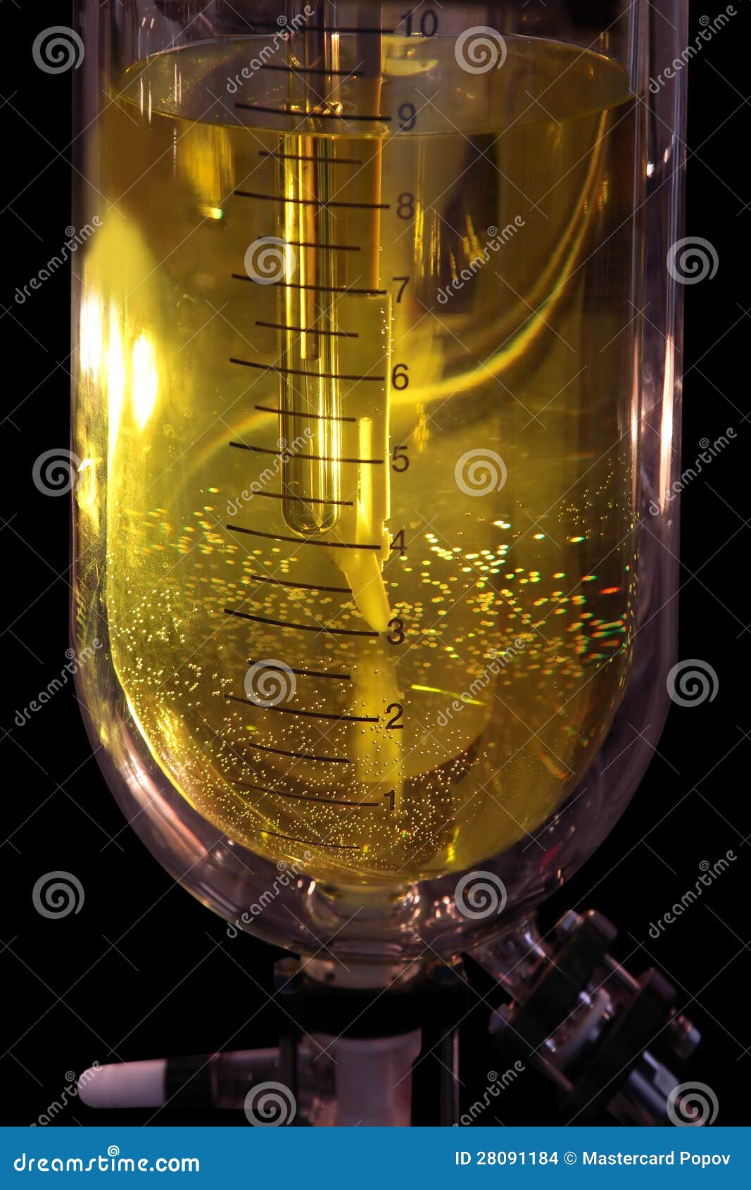 Reactor químico de cristal foto de archivo. Imagen de sustancia - 28091184