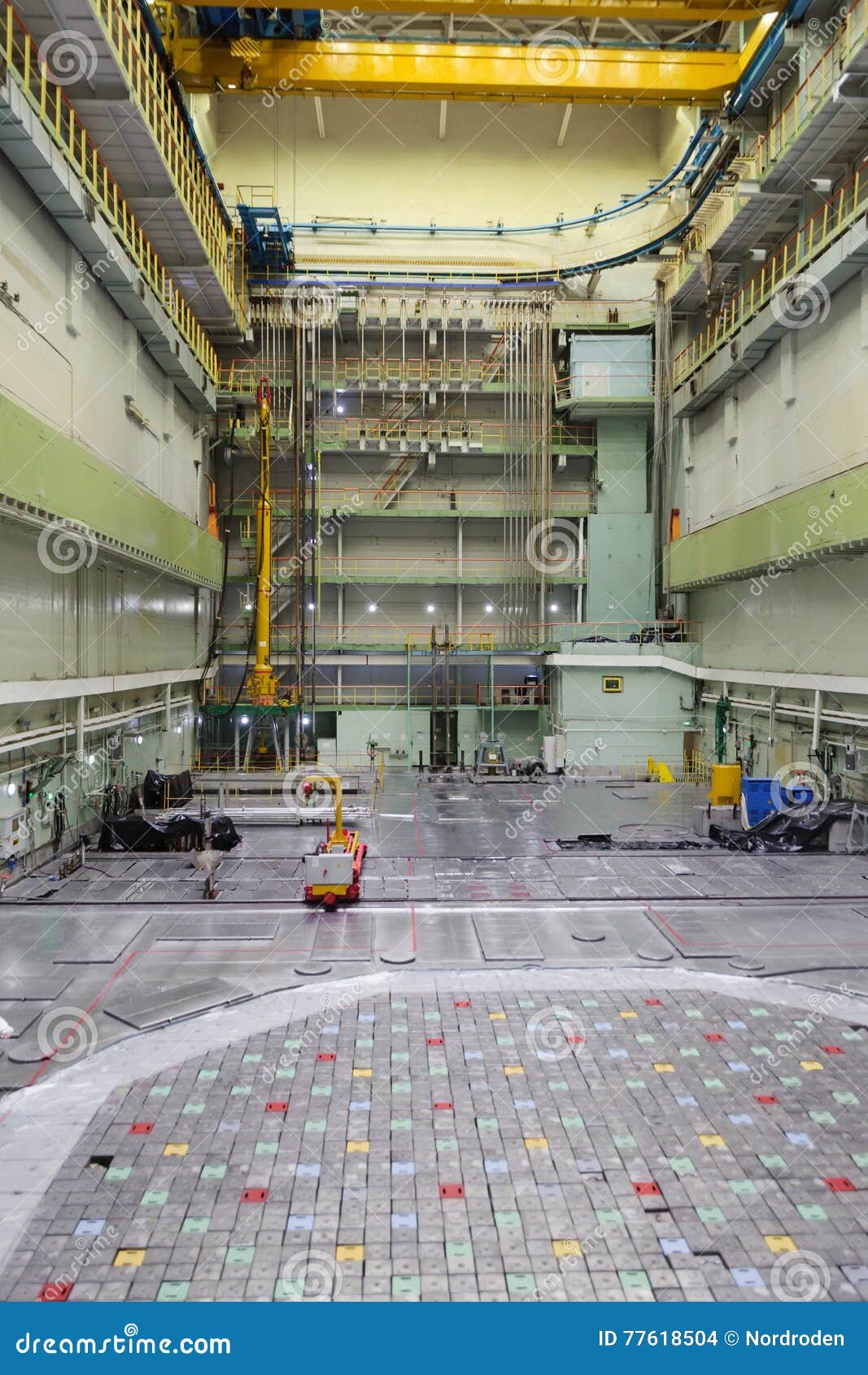 Reactor room RBMK. stock photo. Image of energy, containment - 77618504