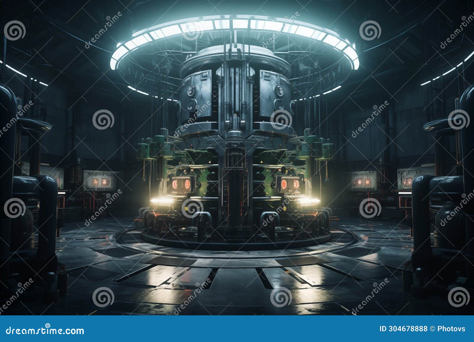 Reactors Used in Nuclear Power Plants To Generate Electricity Stock ...