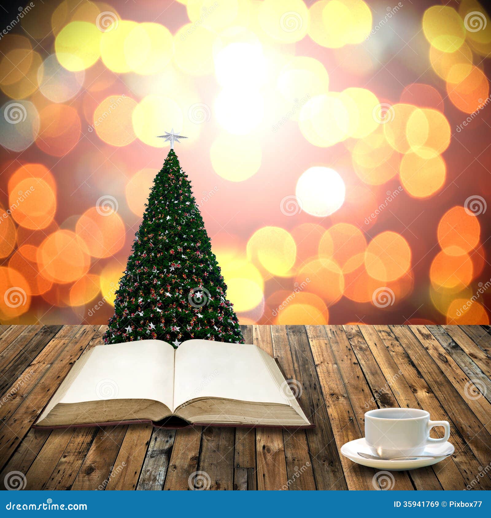 Read Bible in Christmas Day Stock Image - Image of bookshop, abstract ...