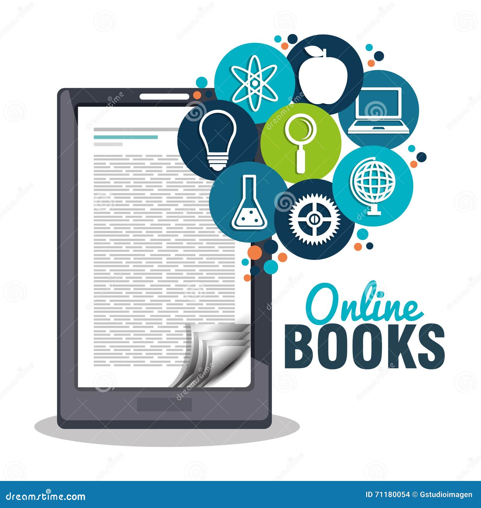 Read books online design stock illustration. Illustration of design ...