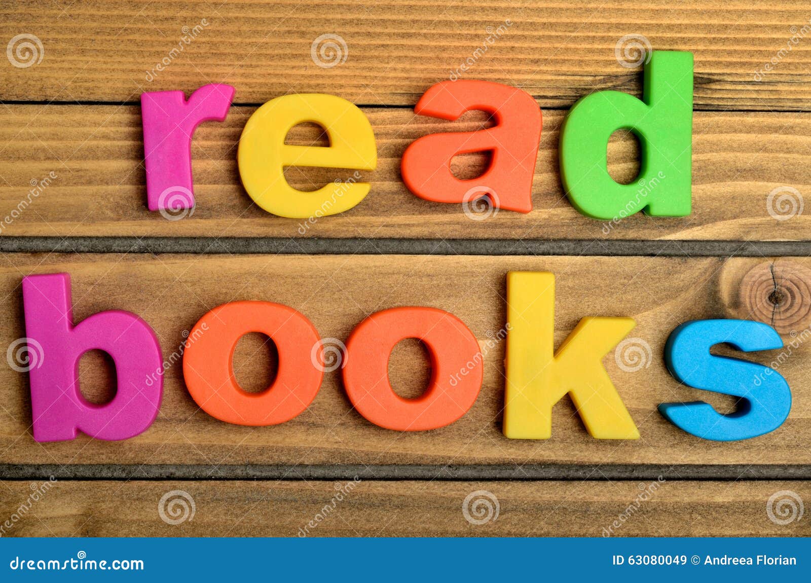 Read books word stock image. Image of colorful, letters - 63080049