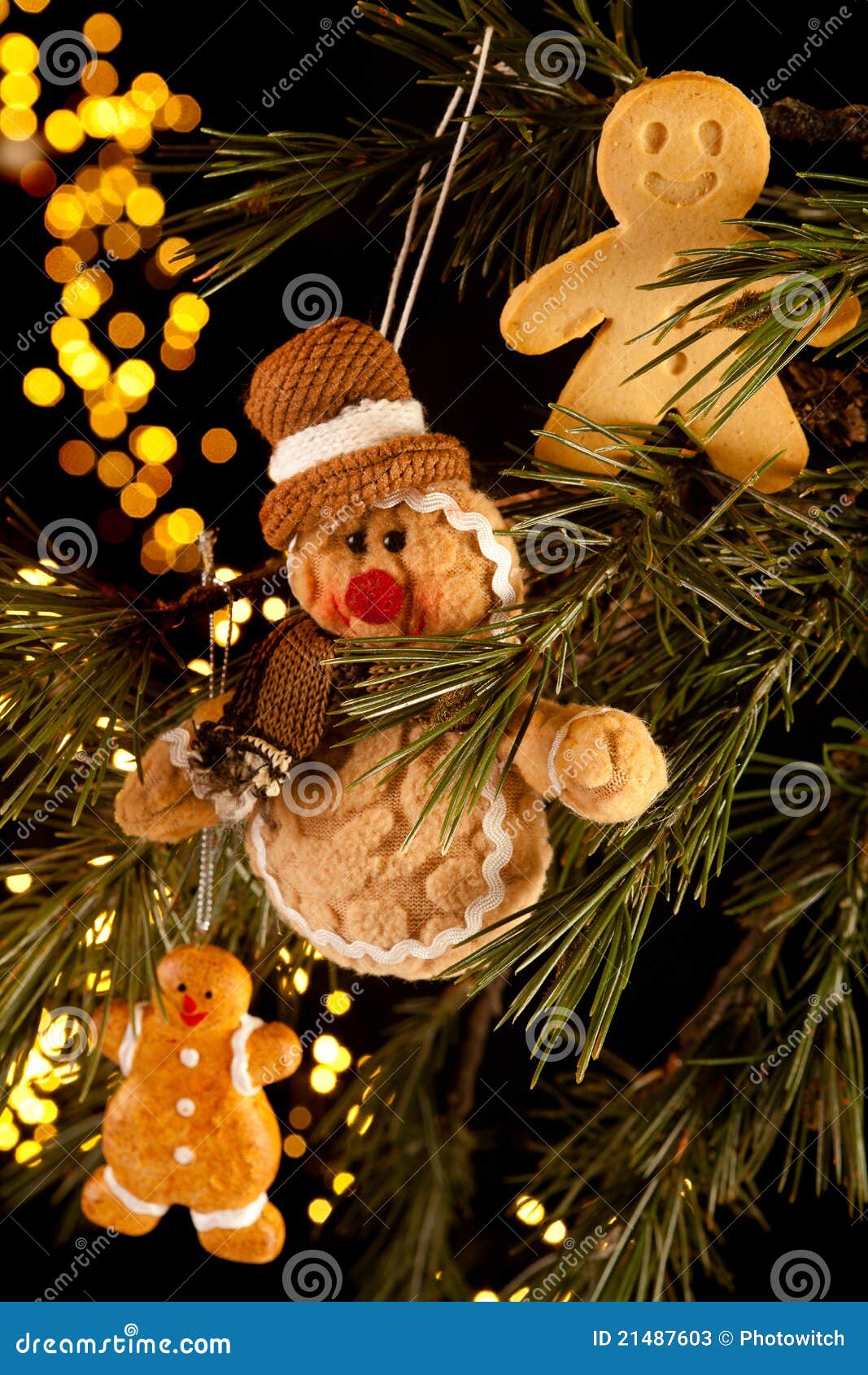 Read and Fake Gingerbread Men Stock Image - Image of edible, christmas ...