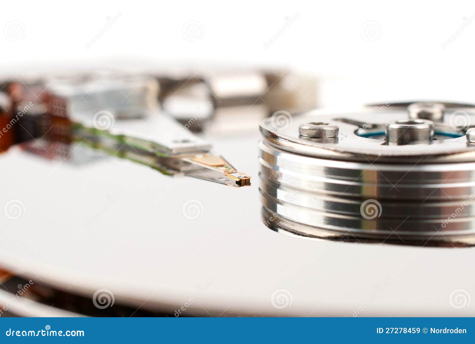 The read head hard disk stock image. Image of drive, detail - 27278459