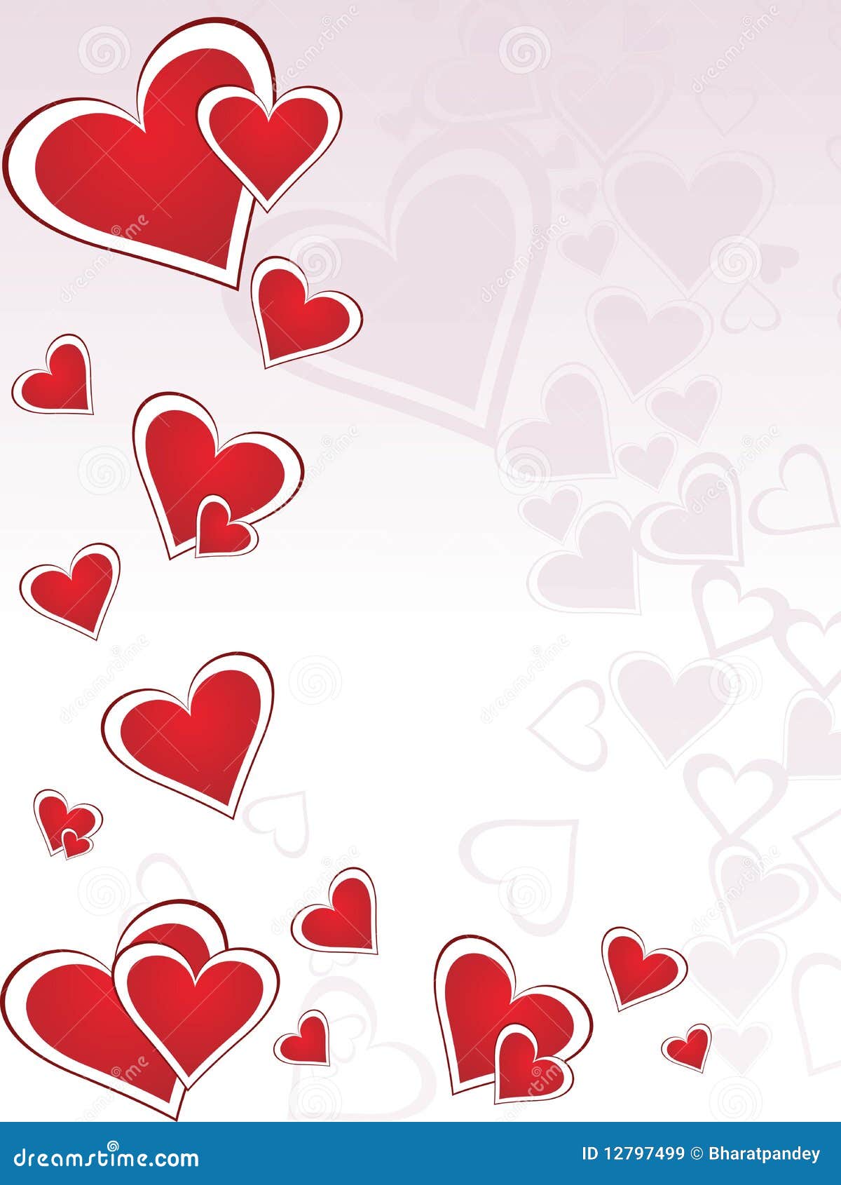 Read Hearts As an Editable Vector Stock Vector - Illustration of date ...