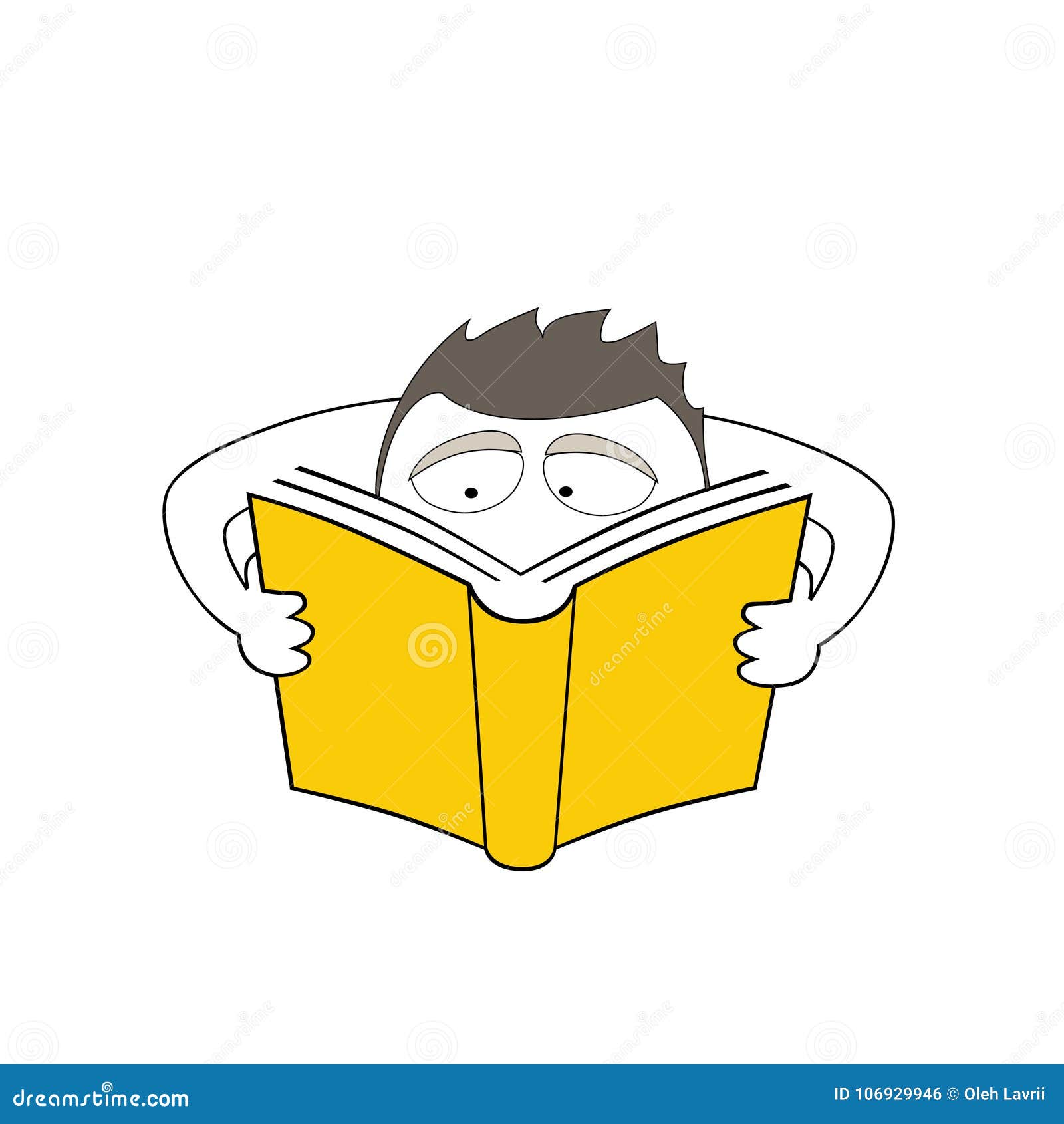 Read stock vector. Illustration of illustrative, cartoon - 106929946