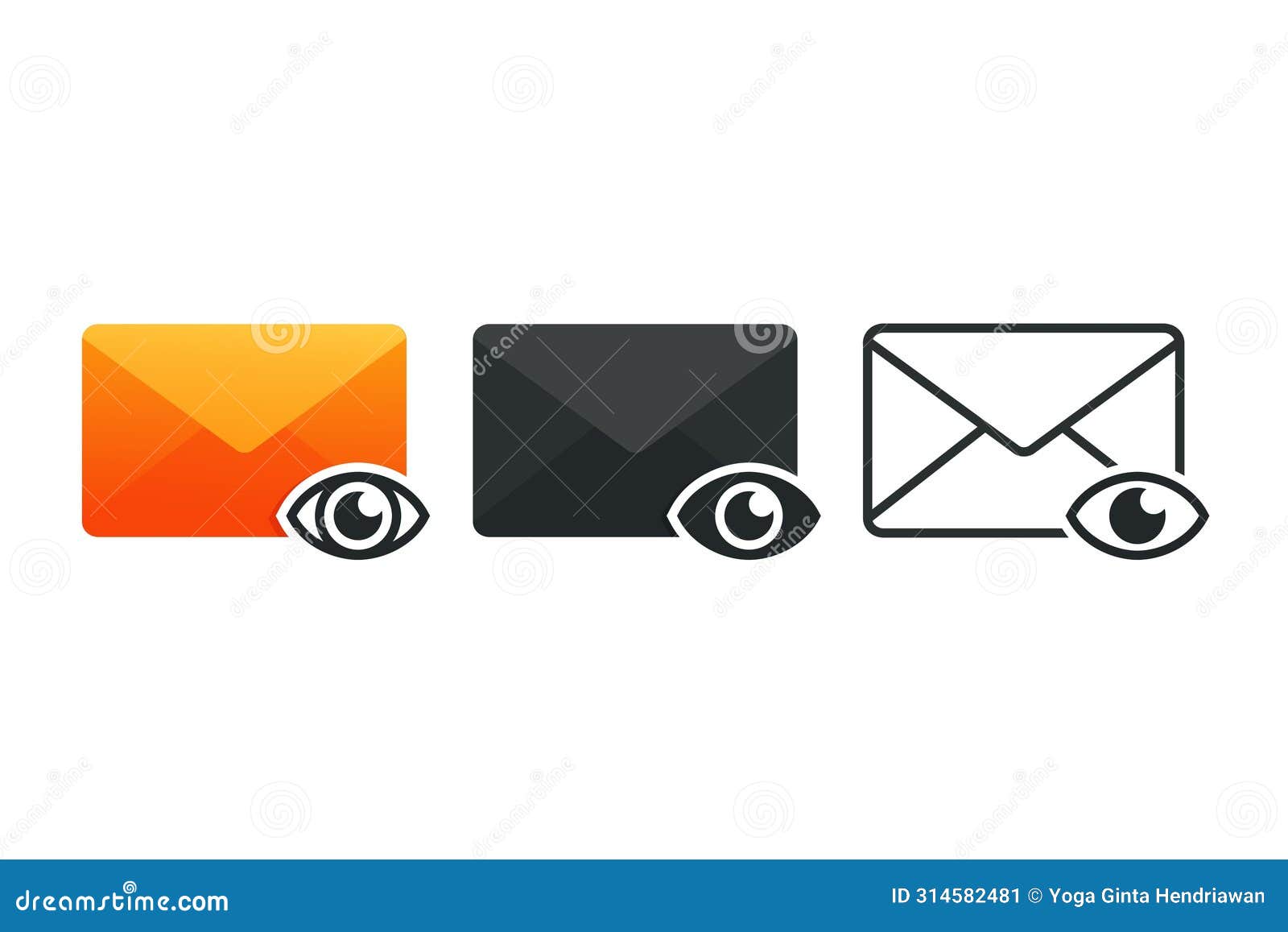 Read Mail Icon. Email Viewer. Illustration Vector Stock Illustration ...