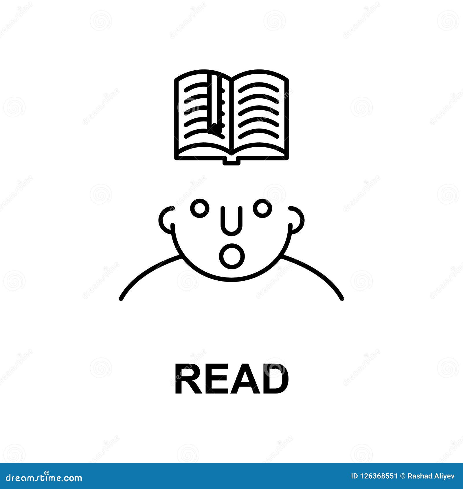 Read on Mind Icon. Element of Human Mind Icon for Mobile Concept and ...