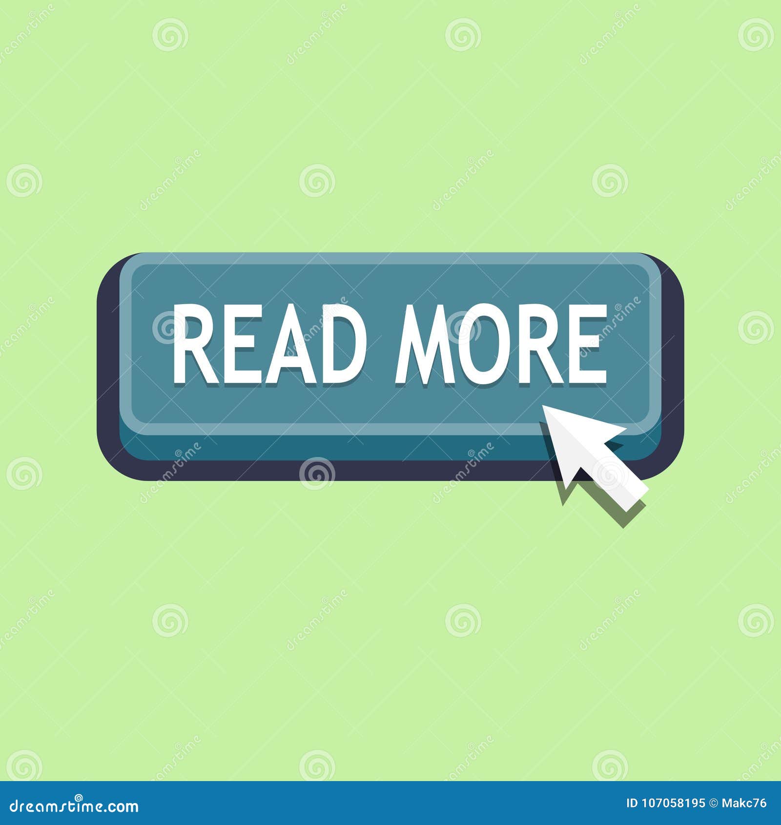 UI Button. Website Rectangular Modern Action Interface Elements. App Click Download And ...