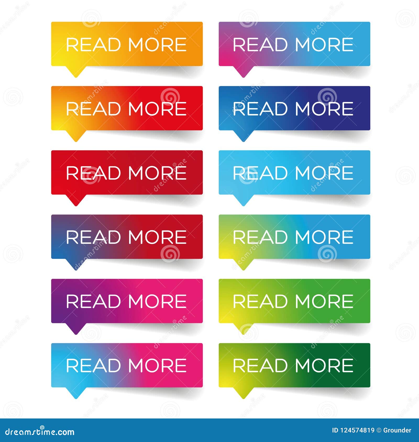 Read More Colorful Label Set Stock Illustration - Illustration of ...