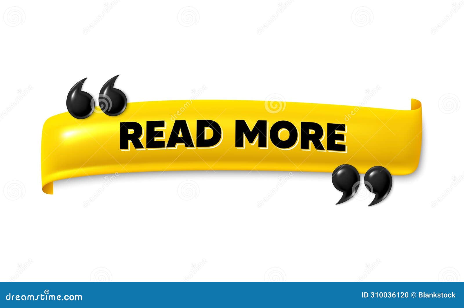 Read More Symbol. Navigation Sign. 3d Ribbon Banner. Vector Stock ...