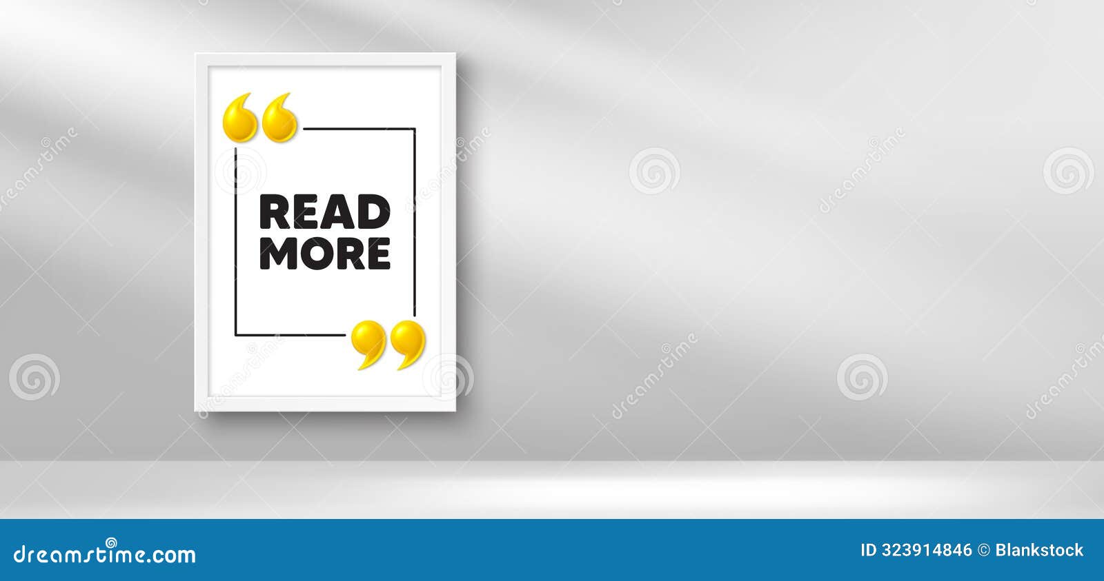 Read More Symbol. Navigation Sign. Photo Frame Banner. Vector Stock ...