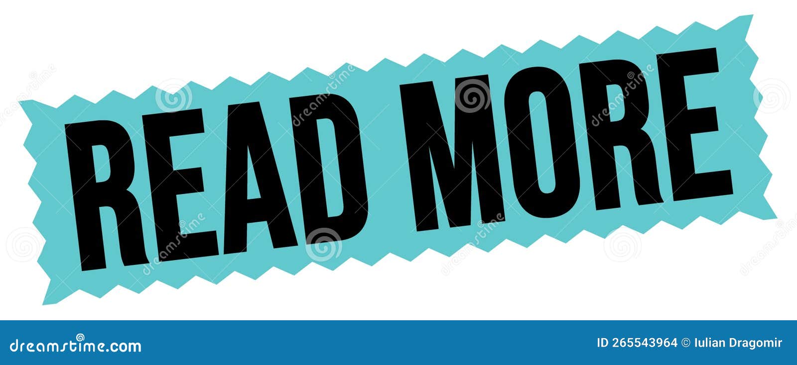 READ MORE Text Written on Blue-black Zig-zag Stamp Stock Illustration ...